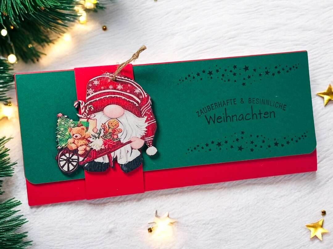 Christmas Card, Voucher Packaging, Packaging Cash Gift, Voucher ...