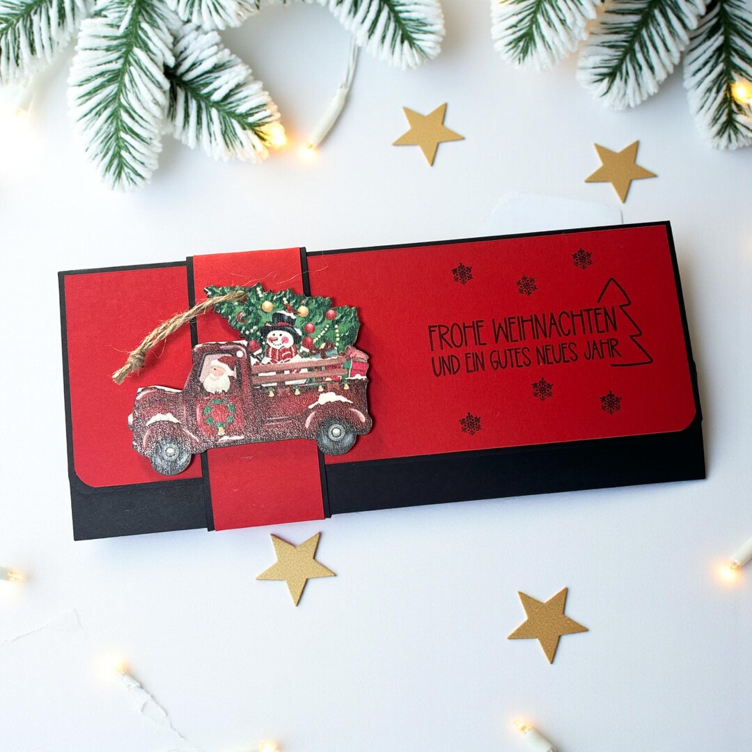 Christmas Card, Voucher Packaging, Packaging Cash Gift, Voucher ...
