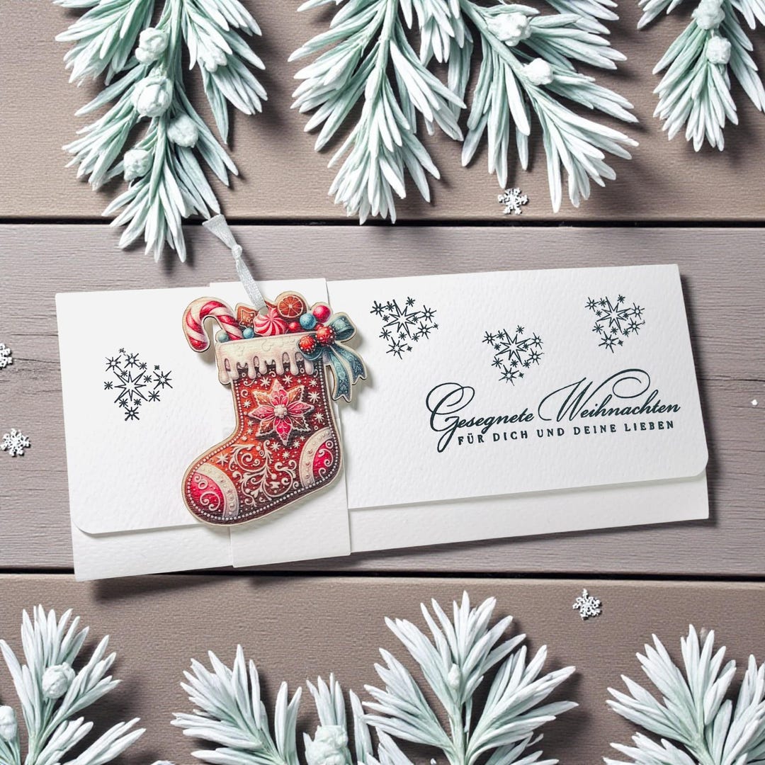 Christmas Card, Voucher Packaging, Packaging for Cash Gifts, Packaging ...