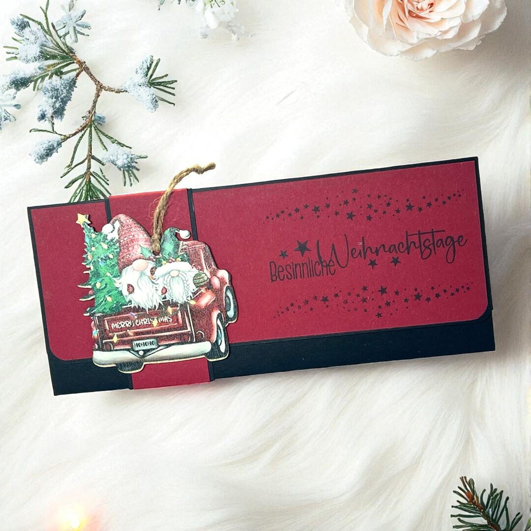 Christmas Card, Voucher Packaging, Packaging Cash Gift, Voucher ...