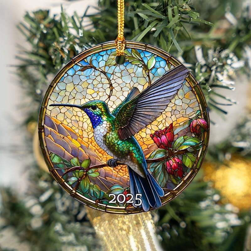 Hummingbird Christmas Tree Ornaments - Etsy
