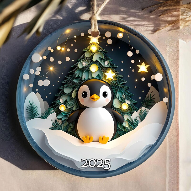 Ceramic Baubles Penguin - Etsy