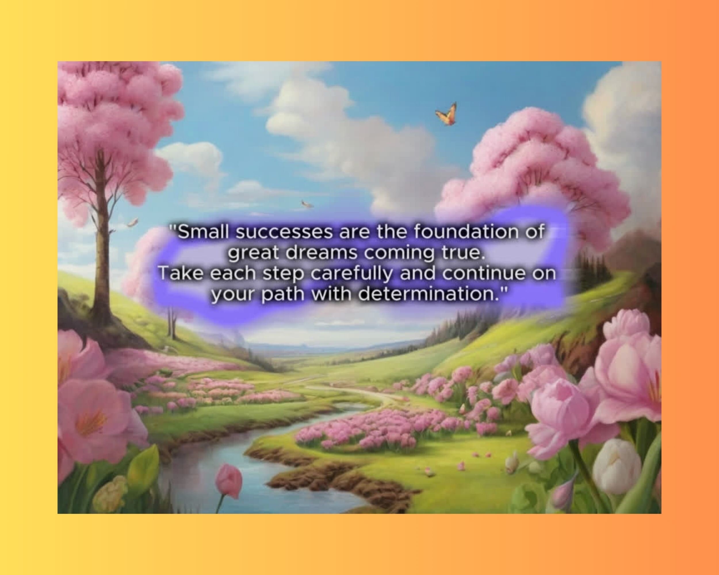 Springtime Desktop Wallpapers& 12 Success for Motivational Quotes Set ...