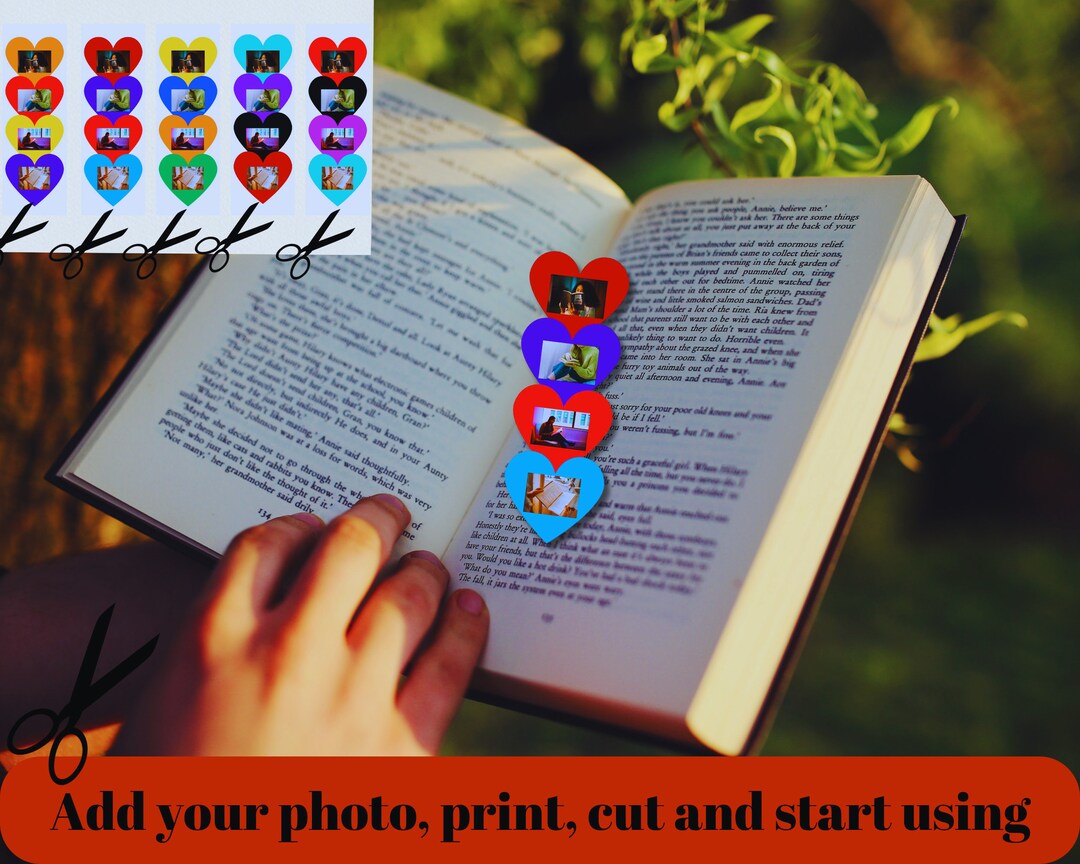 DIY Photo Bookmarks: Personalized Designs for Creative Readers, Set of ...