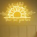 Custom Half Sunflower Neon Sign,personalized Sunflower LED Light ...