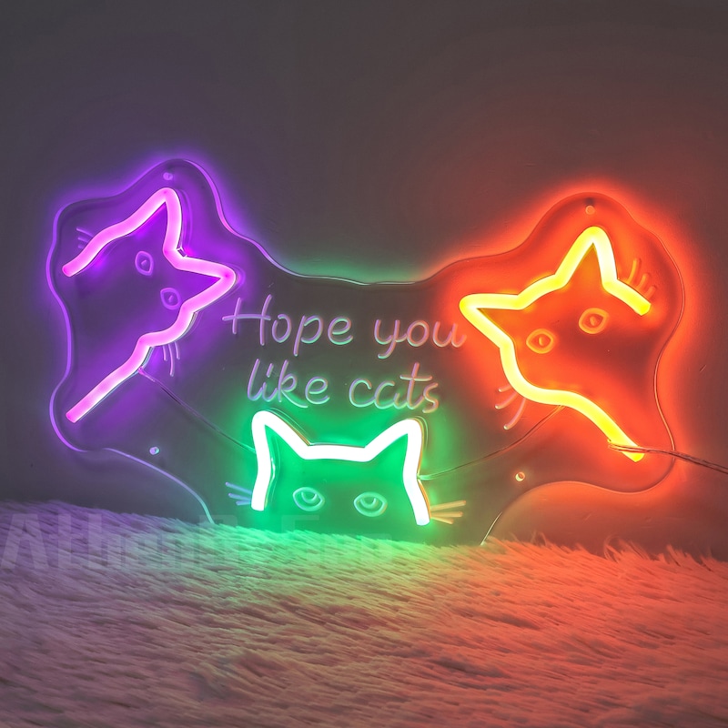 Neon Sign Cat Lover Gift - 60+ Gift Ideas for 2026