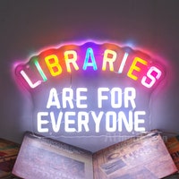 Library Sign - Etsy