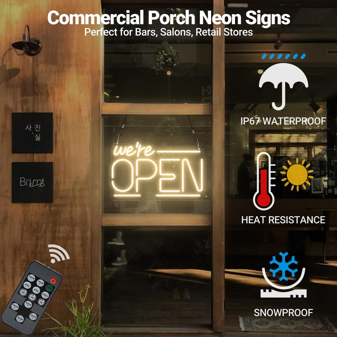 We're Open Led Light, Led Open Sign,open Sign for Business ,open Led ...