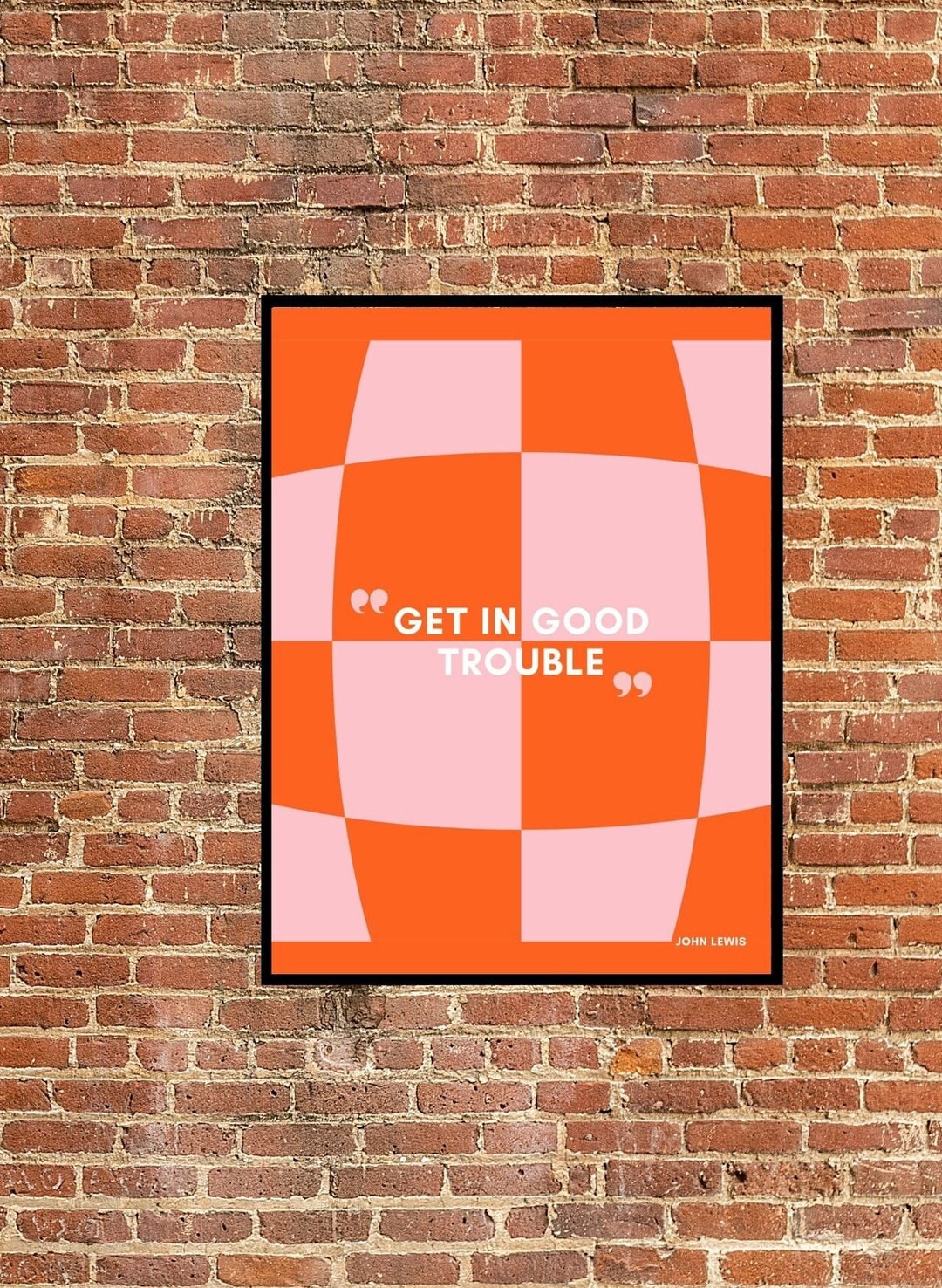 Get in Good Trouble - John Lewis Poster - Etsy