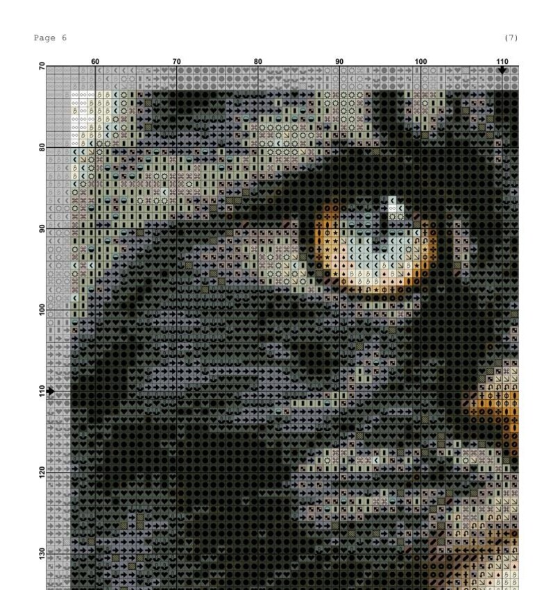Tortoiseshell Cat Cross Stitch Pattern Watercolor Longhair Kitty ...