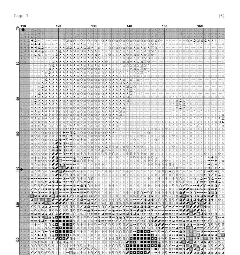 Yak Letter Y Cross Stitch Pattern | ABC Series Nursery Alphabet ...