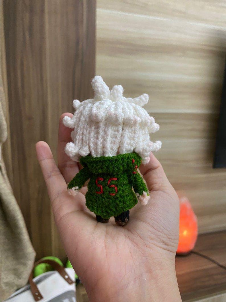 Crochet Baby Nagito Komaeda Danganronpa PDF Pattern Crochet Amigurumi ...