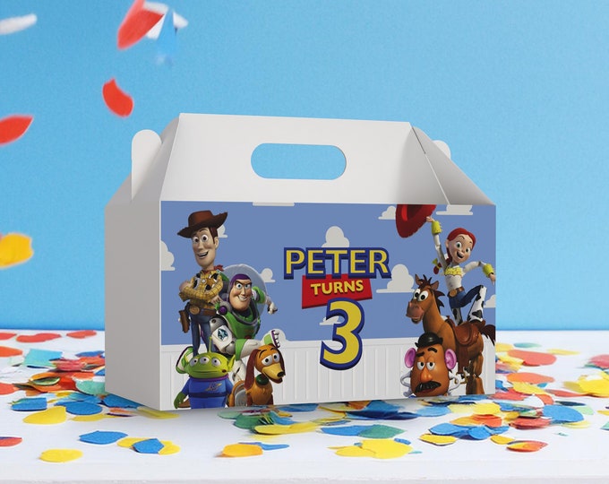 Toy Story Box Label, Gable Box, Labels for Birthday Party-printable ...