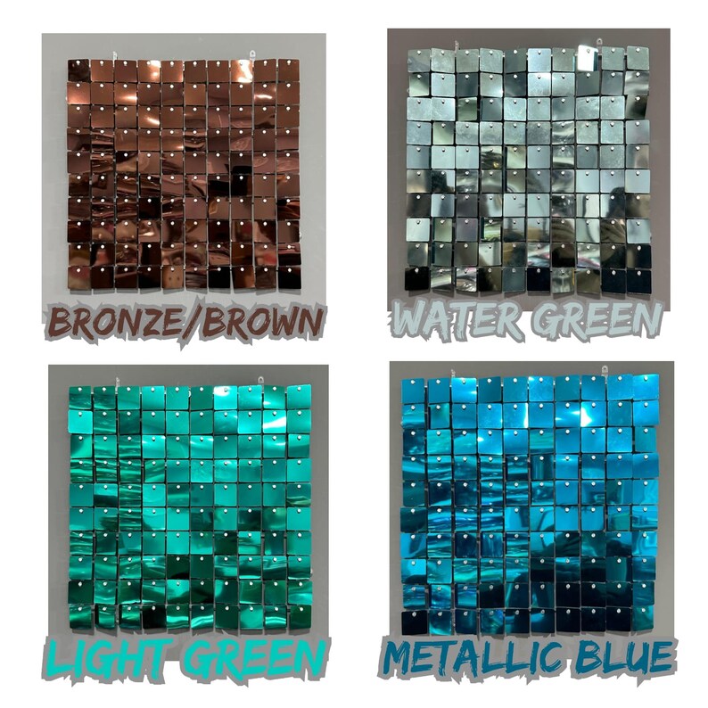 Wonderful Square Sequin Background, Sequin Wall Panels, Party Decor - Etsy