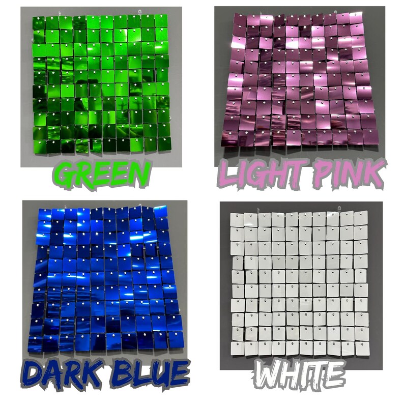 Wonderful Square Sequin Background, Sequin Wall Panels, Party Decor - Etsy