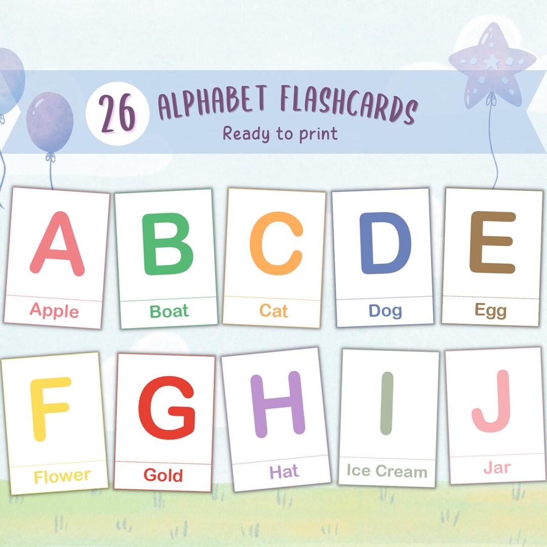 Abc Flash Cards, Printable Abc Flash Cards, Alphabet Flash Cards ...