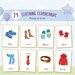 Clothing Flash Cards, Montessori Cards, Vocabulary Learning, Preschool ...