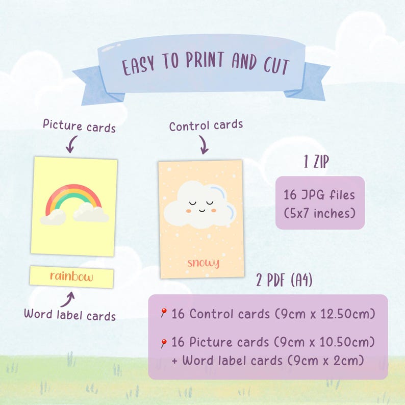 Weather Flashcards, Preschool Weather Activities, Kindergarten Weather ...