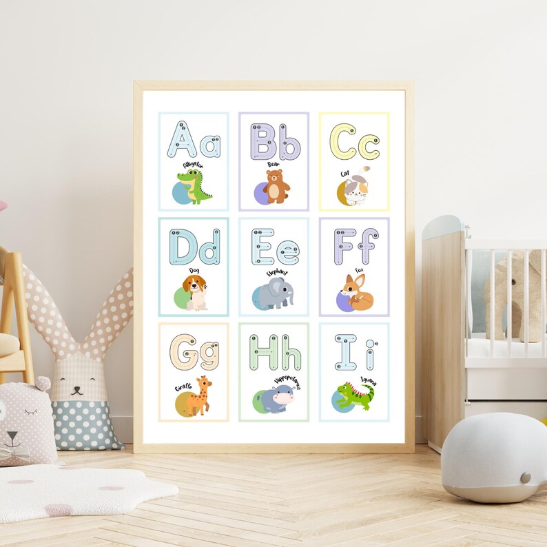 ABC Flashcards, Alphabet Animals, Animal Flashcards, Alphabet ...