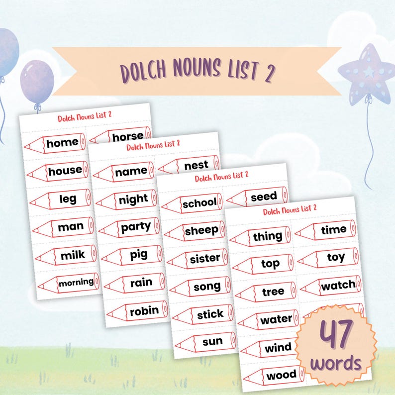 Sight Words, Dolch Sight Words, Kindergarten Sight Words, Phonics for ...