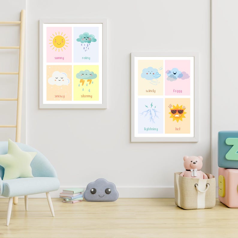 Weather Flashcards, Preschool Weather Activities, Kindergarten Weather ...