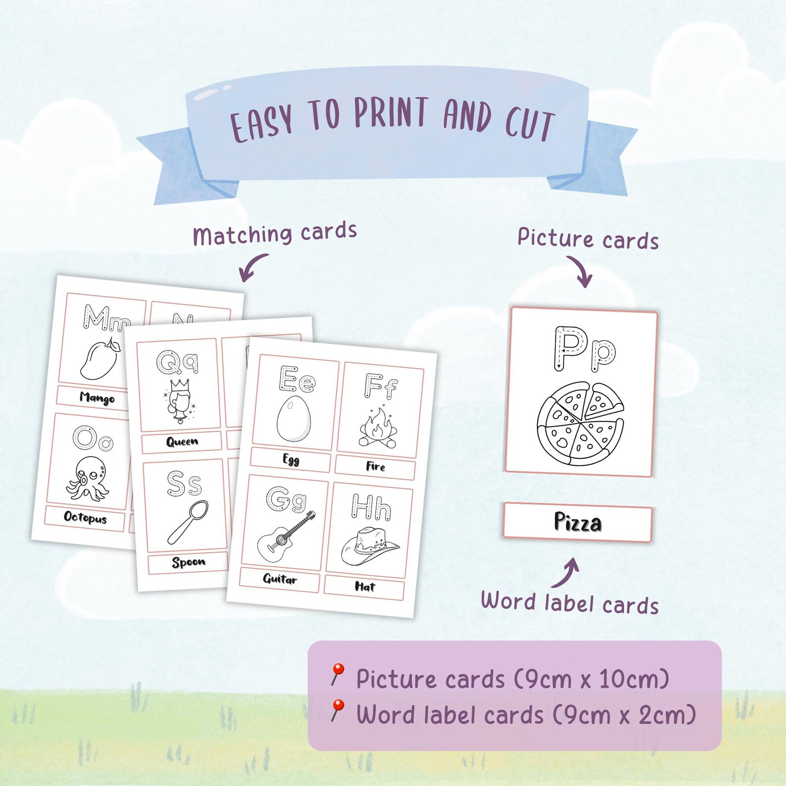 Printable Tracing Alphabet Letters, ABC Flash Cards, Alphabet Flash ...