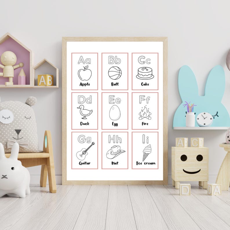 Printable Tracing Alphabet Letters, ABC Flash Cards, Alphabet Flash ...