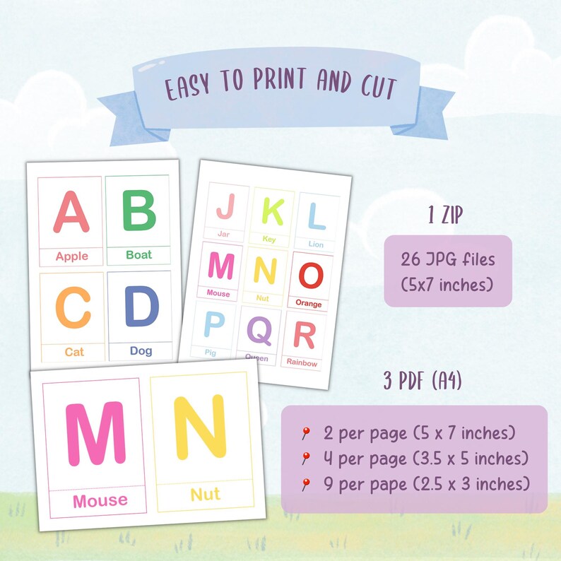 Abc Flash Cards, Printable Abc Flash Cards, Alphabet Flash Cards, Language Study, Learning to ...