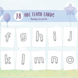 ABC Flash Cards, Printable Tracing Alphabet Letters, Printable Alphabet ...
