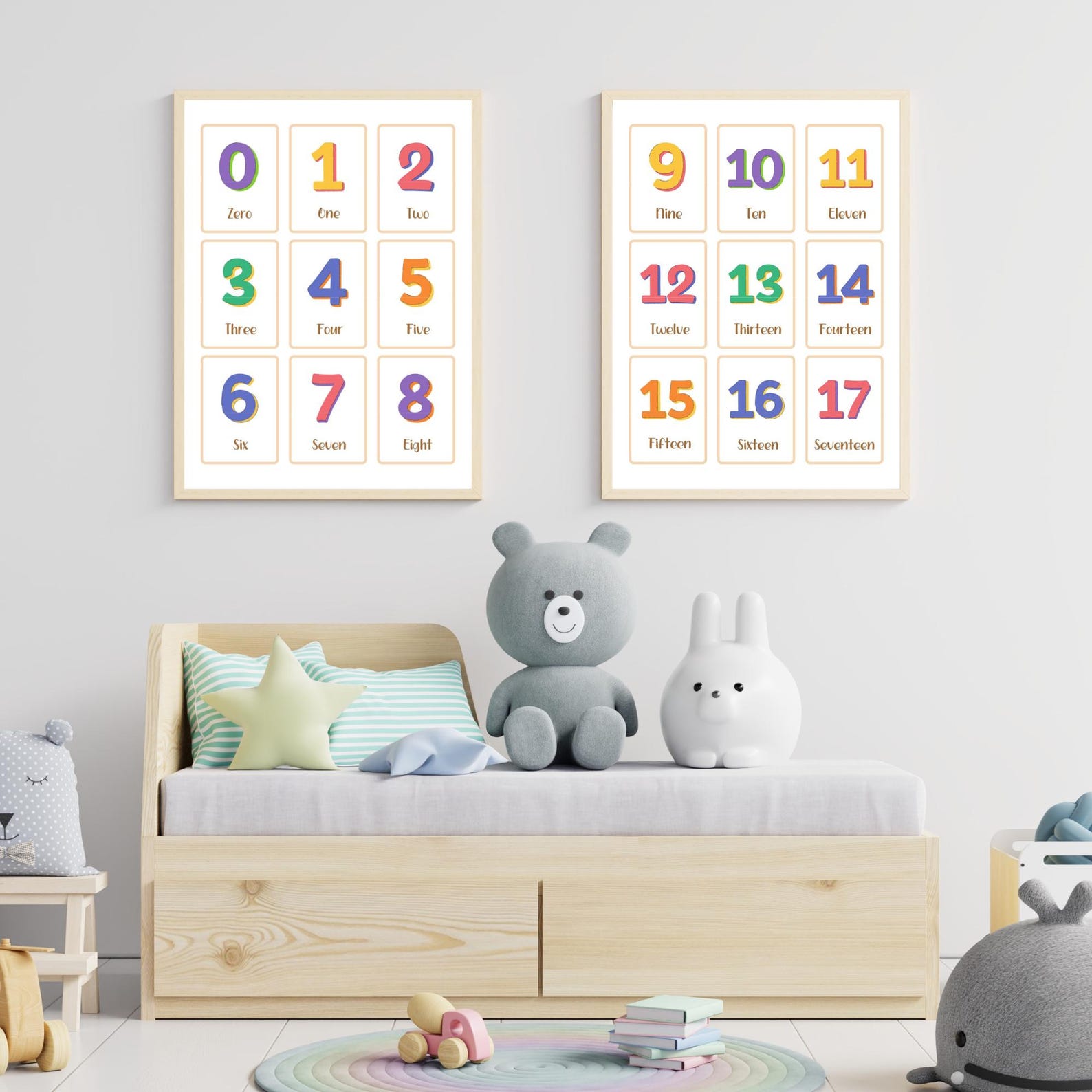 Number Flashcards, Printable Number Flashcards, Counting 1-20, Learn to ...