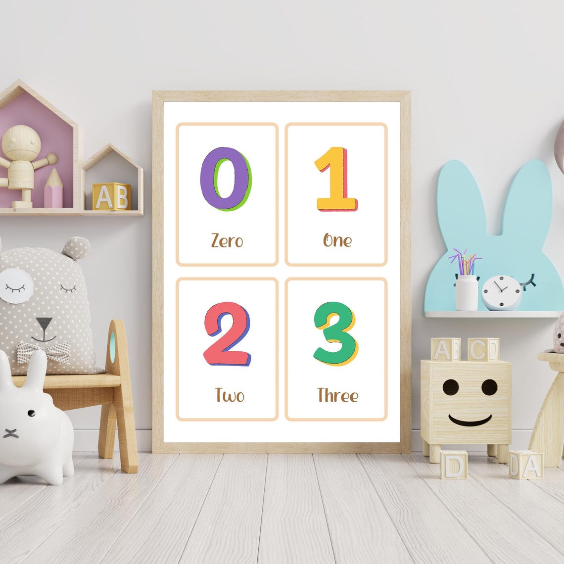 Number Flashcards, Printable Number Flashcards, Counting 1-20, Learn to ...