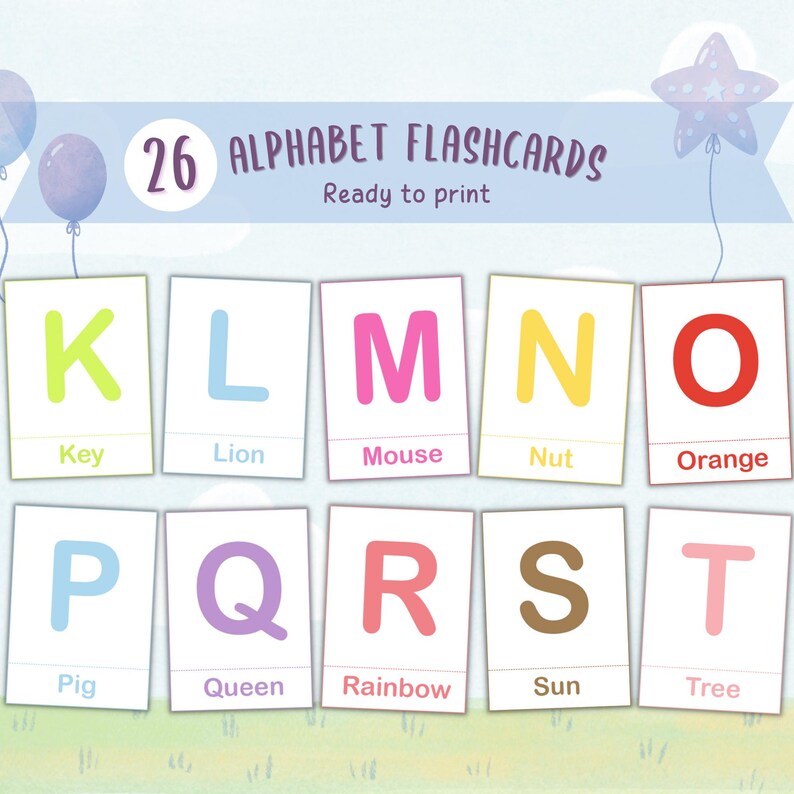 Abc Flash Cards, Printable Abc Flash Cards, Alphabet Flash Cards, Language Study, Learning to ...