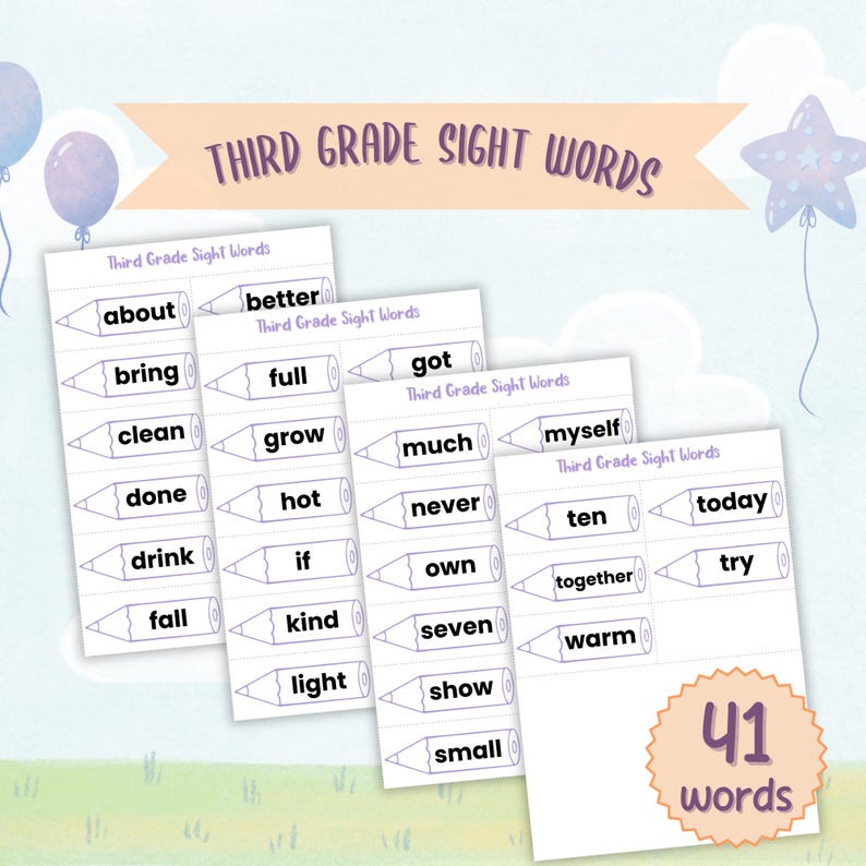 Sight Words, Dolch Sight Words, Kindergarten Sight Words, Phonics for ...