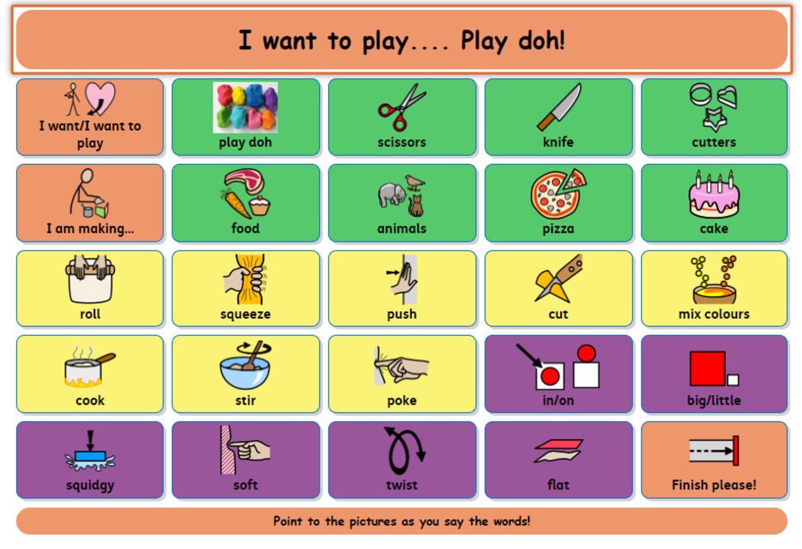 Set of 5 Childrens Communication Picture Symbol Talking Boards ...