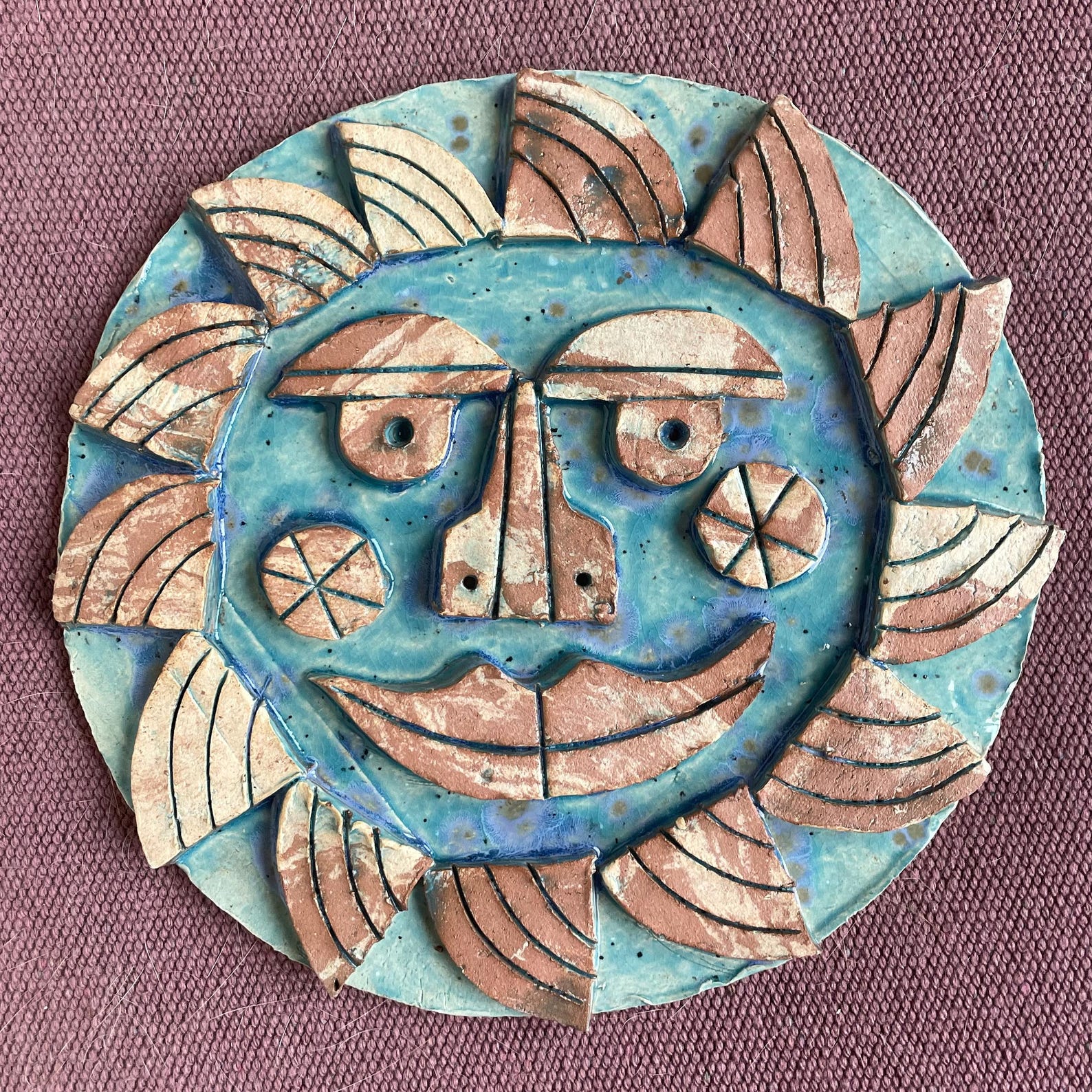 Original Modernist German Sun Sculpture Wall Art by Peter Stemmler - Etsy