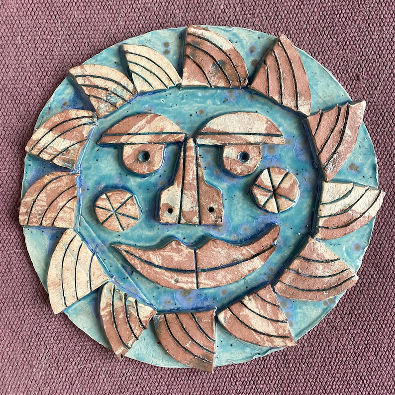 Original Modernist German Sun Sculpture Wall Art by Peter Stemmler - Etsy