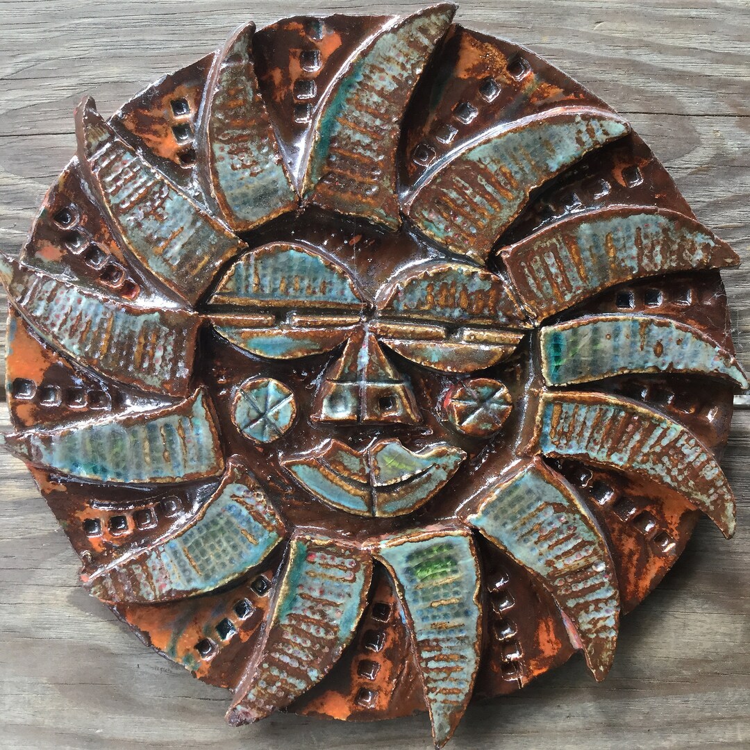 Modernist Cubist Sun Wall Sculpture by Peter Stemmler - Etsy