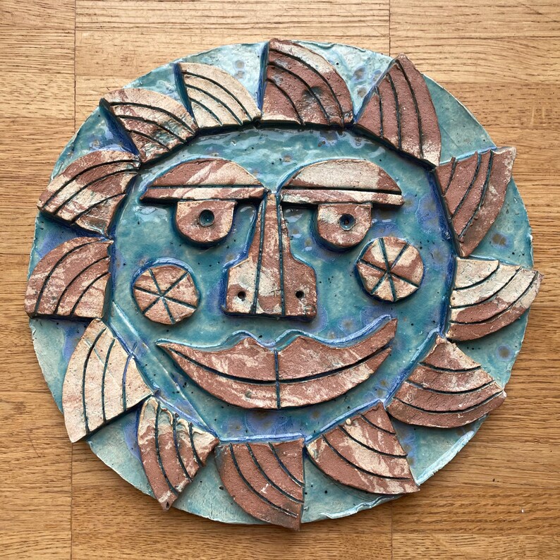 Original Modernist German Sun Sculpture Wall Art by Peter Stemmler - Etsy