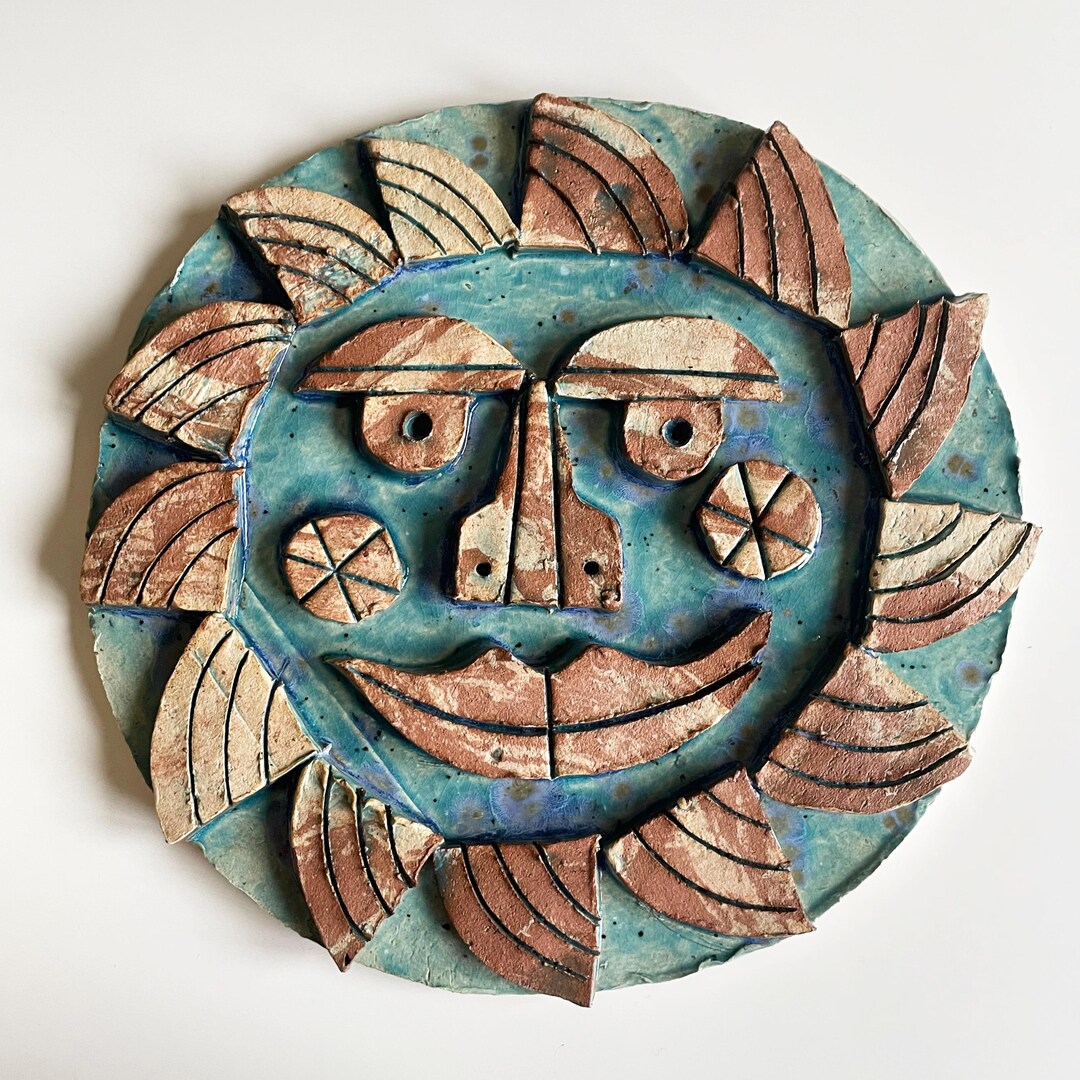 Original Modernist German Sun Sculpture Wall Art by Peter Stemmler - Etsy