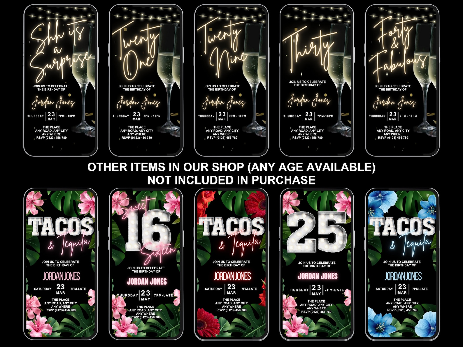 Digital Game Night Invitation, Poker Game Night, Animated Family Game ...