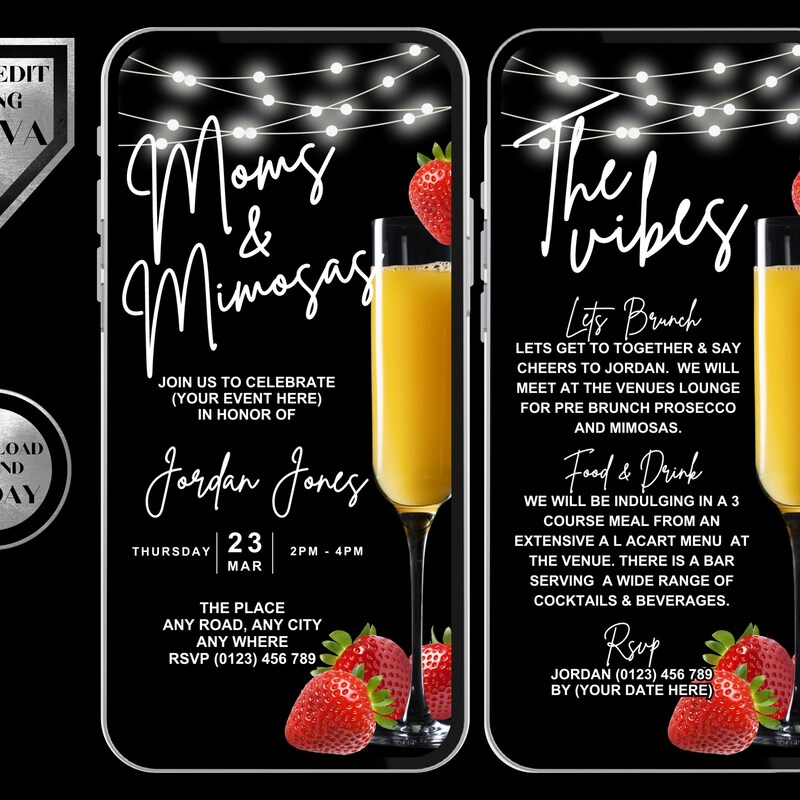 Mimosa Brunch Invite - Etsy