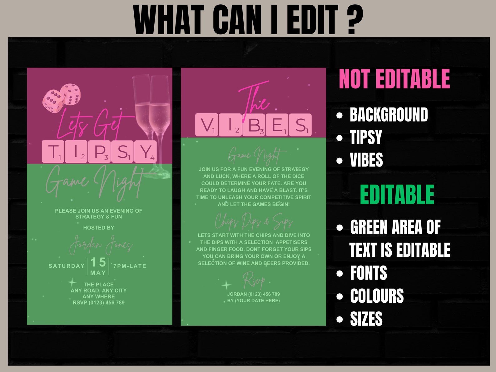 Digital Game Night Invitation, Poker Game Night, Animated Family Game ...