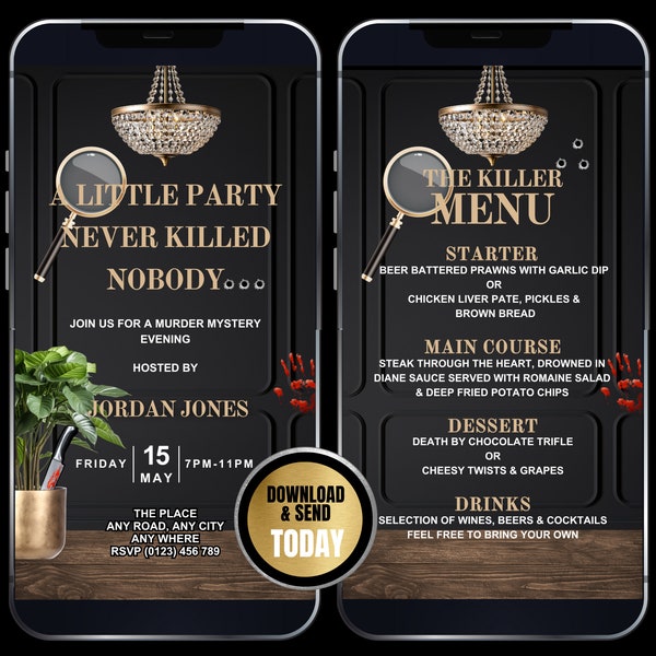 Murder Mystery Decorations - Etsy UK