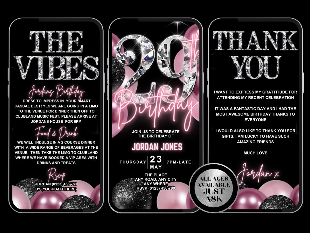 Womens 29th Birthday Digital Invitation, 29th Brunch Party for Her ...