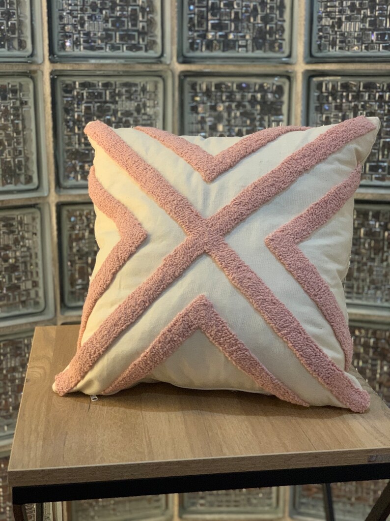 Rosa Sogno Handmade Punch Needle Pillow Color Customizable - Etsy