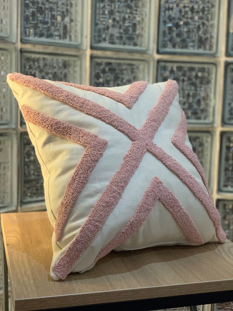 Rosa Sogno Handmade Punch Needle Pillow Color Customizable - Etsy