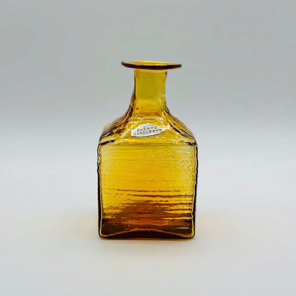 Blenko Decanter - Etsy