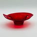 Viking Epic Ruby Red Glass 2-part Relish Dish - Etsy