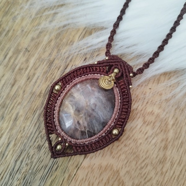 Micro Macrame Necklace - Etsy