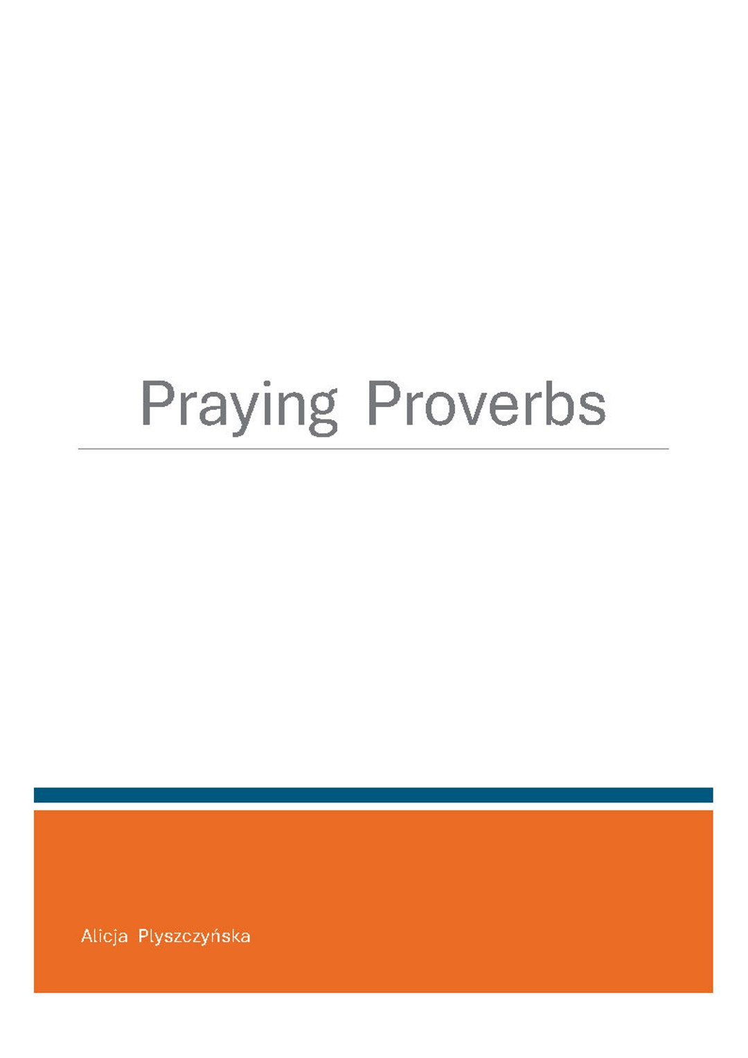 Praying Proverbs - Etsy